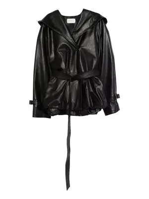 Magda Butrym Leather Jacket - Black