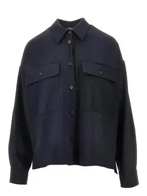 Max Mara Pocket Overshirt - Blue