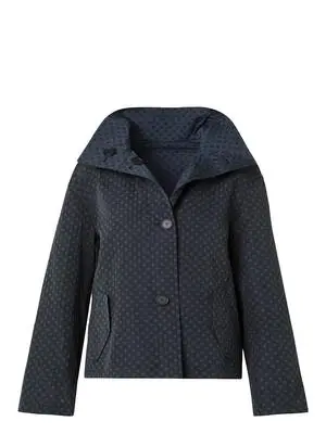 Akris Polka-dot Single-breasted Jacket - Black