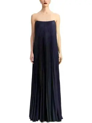 GEMY MAALOUF Cape-insert Gown - Blue