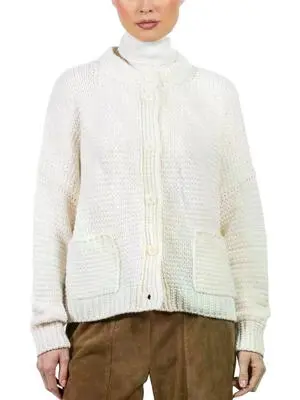 IRIS VON ARNIM Marjorie Patch-Pocket Cardigan