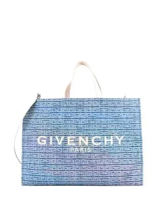 Givenchy G-4g Denim Medium Tote Bag - Blue