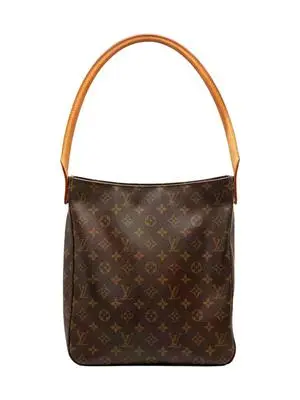 LOUIS VUITTON 2000 Monogram Looping Gm Shoulder Bag - Brown