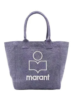 Isabel Marant Yenky Logo-embroidered Tote Bag - Purple