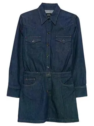 A.P.C. Denim Mini Dress