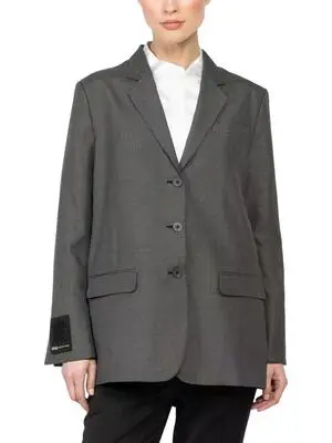 IBRIGU Polka-dot Single-breasted Jacket - Grey