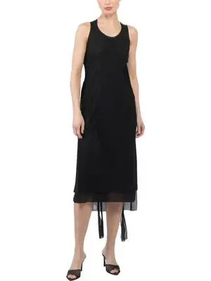 SETCHU Sheer Tank Dress - Black