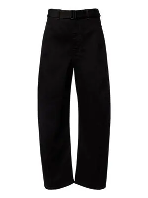LEMAIRE Twisted Barrel-leg Jeans - Black