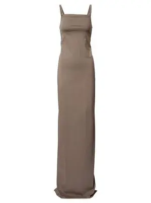 Rick Owens Temple Cotton Maxi Dress - Grey
