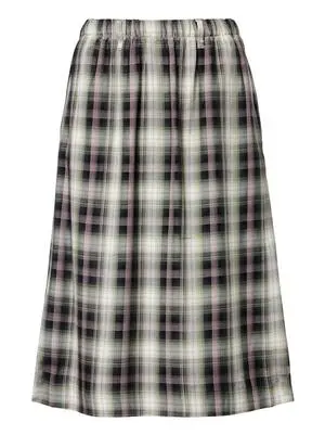 Acne Studios Izetta Checked Midi Skirt - Multicoloured