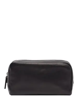 THE ROW Leather Pouch - Black