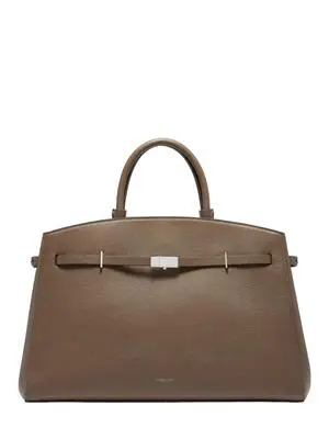 DEMELLIER Hudson Top-Handle Bag Beige