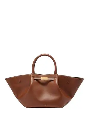 DEMELLIER New York Midi Leather Tote Bag