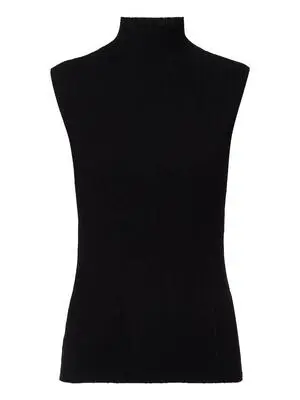 Proenza Schouler Federica Turtleneck Top - Black