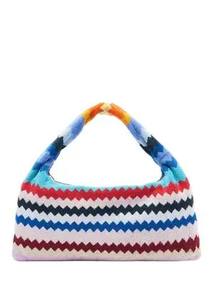 Missoni Zigzag Cotton Terry Top-handle Bag - Multicoloured