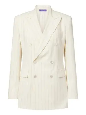 Ralph Lauren Wool Double-breasted Jacket - White