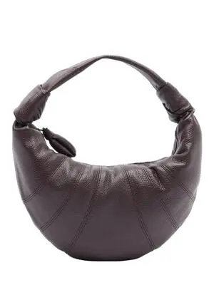 LEMAIRE Fortune Croissant Mini Leather Bag - Brown