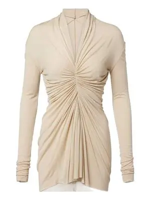 Rick Owens Radiance Gathered Top - Beige