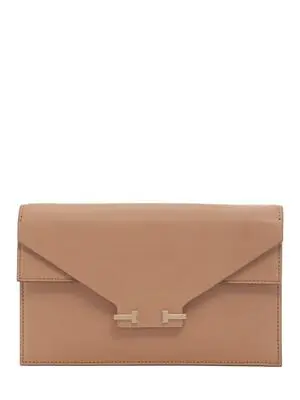 TOM FORD Mini Double T Leather Shoulder Bag