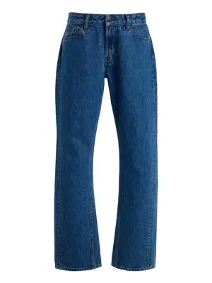 KALLMEYER Kallmeyer Adina Low-Rise Straight-Leg Jeans Blue