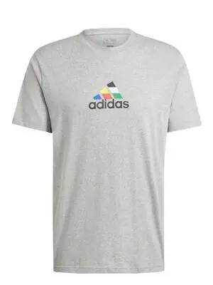 Adidas House Of Tiro Nations Graphic T-shirt - Medium Grey Heather