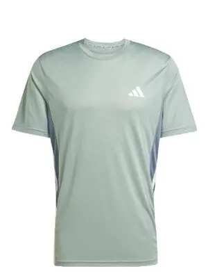 Adidas Train Essentials Seasonal Colorblock T-shirt - Silver Green