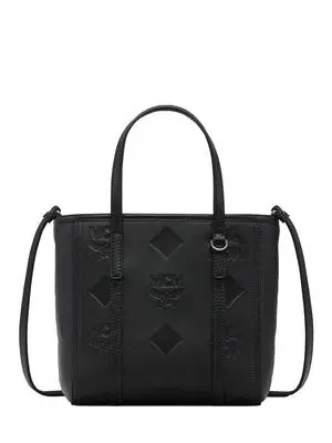 Mcm Toni Top-zip Shopper - Black