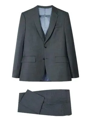 Paul Smith The Soho Tailored-fit Superfine Merino Three-piece Suit - Blue