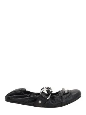 Balenciaga City Leather Ballets - Black