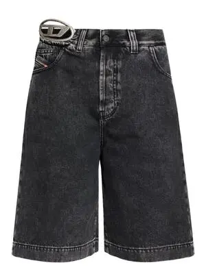 DIESEL Denim Bermuda Shorts - Black