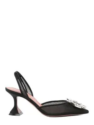 Amina Muaddi Begum Slingback Pumps - Black