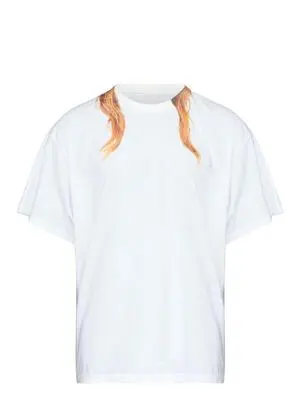 MAISON MARGIELA Logo Cotton T-shirt - White