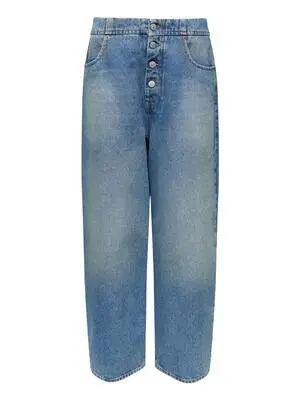 MAISON MARGIELA Barrel Denim Jeans - Sky Blue