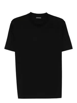 Emporio Armani Emporio Armani Logo Cotton T-Shirt Black
