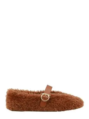 FERRAGAMO Ballerina Flat - Brown