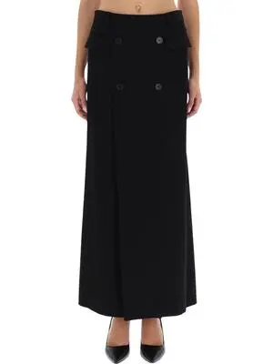 Balenciaga Maxi Skirt - Black