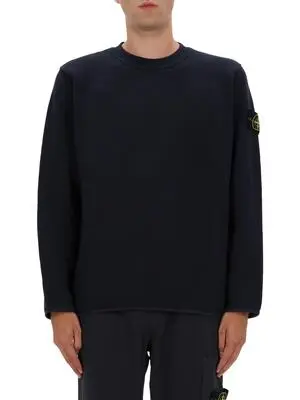 Stone Island Long Sleeve Sweater - Blue