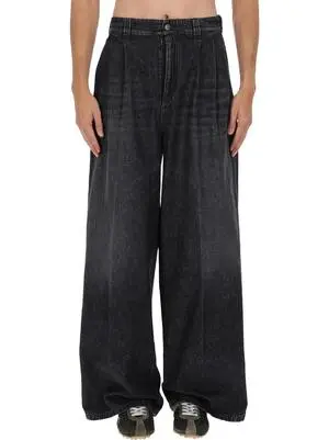 MAISON MARGIELA Wide Leg Jeans - Black