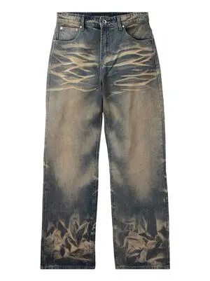 WHO DECIDES WAR BY EV BRAVADO Flare Vintage Jeans - Blue