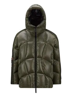 Moncler X Adidas Beiser Short Down Jacket - Green