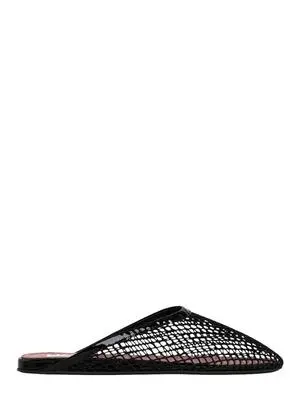 Alaïa Fishnet Mule - Black