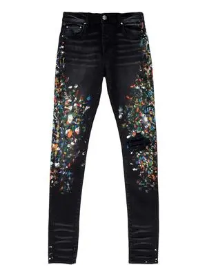 Amiri Skinny Painter Jean - Black