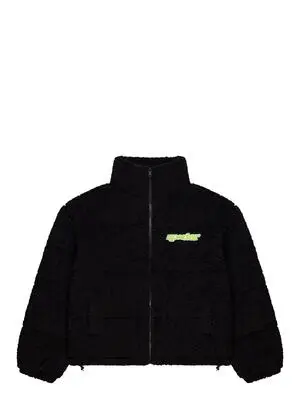 SP5DER Sherpa Puffer Jacket - Black
