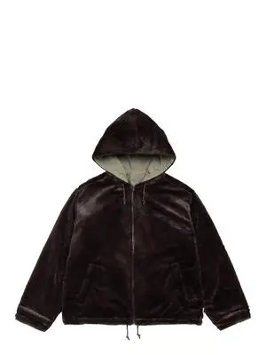 StÜssy Reversible Hooded Jacket - Brown