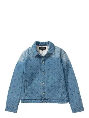 WHO DECIDES WAR BY EV BRAVADO Thread Plate Jacket - Blue