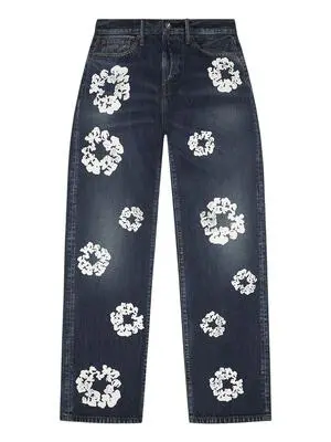 DENIM TEARS Cotton Wreath Denim Pant - Blue
