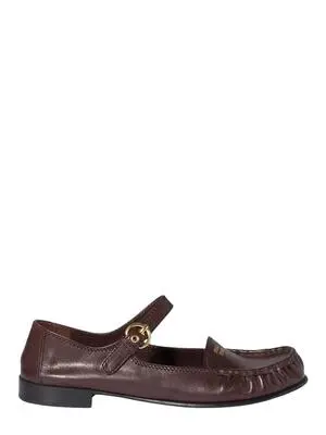 Miu Miu Strap Loafer - Brown