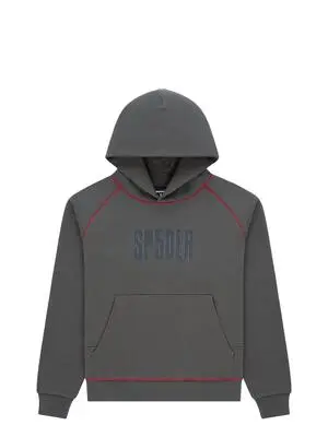 SP5DER Archive Contrast Hoodie - Grey