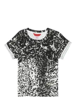 Eckhaus Latta Printed Lapped T-shirt - Black