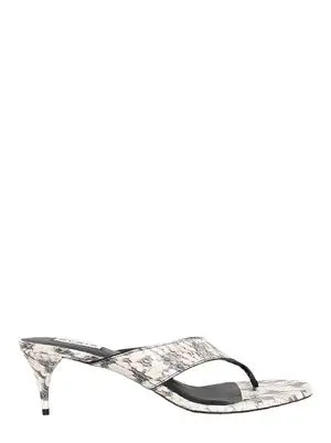 Alaïa Thong Mule - White